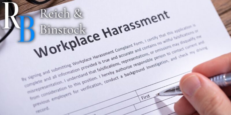 Suing for Sexual Harassment in the Workplace | Reich & Binstock